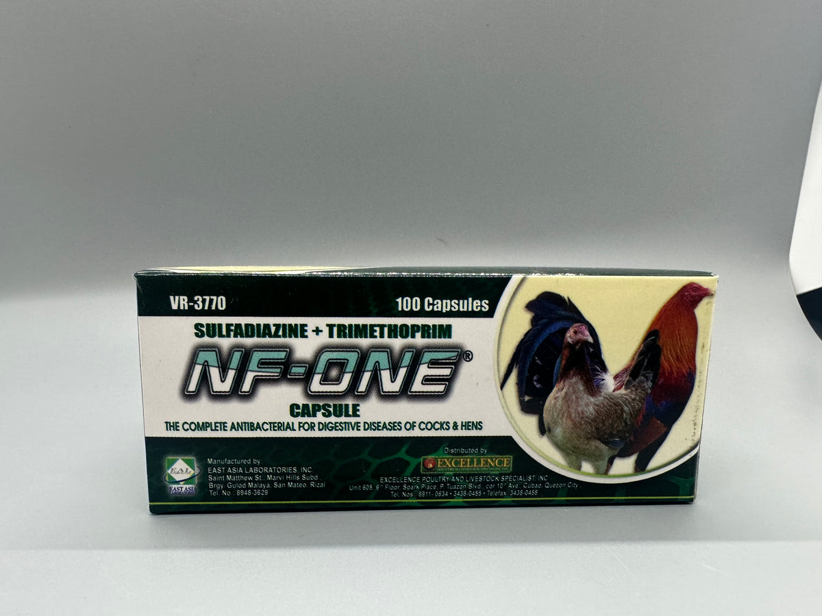NF-One Capsule (100 Count) Antibiotic – J.E.J Gamefowl Supplies