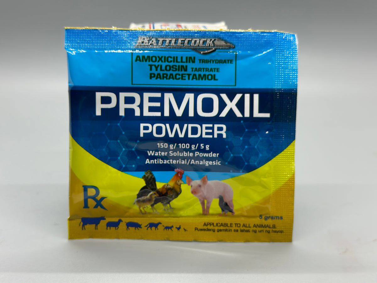 Premoxil Powder Single Sachet 5gr – J.E.J Gamefowl Supplies