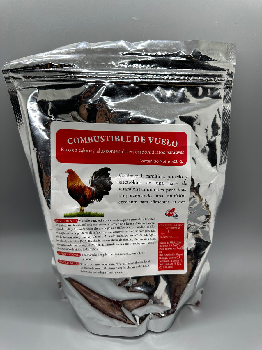 Combustible De Vuelo By RiverLab 500 GR – J.E.J Gamefowl Supplies