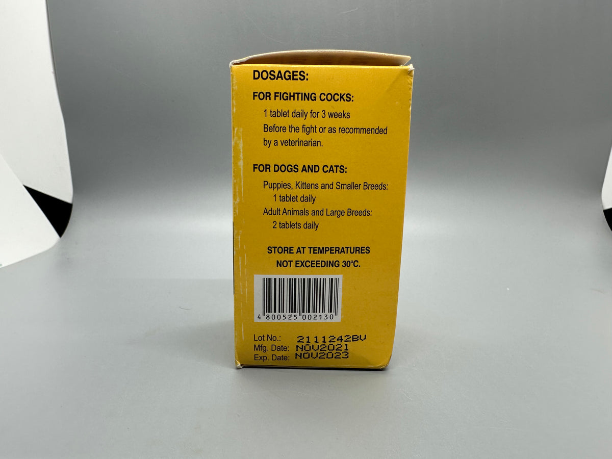 V-22 Tablet (100 Tablet Jar) – J.E.J Gamefowl Supplies