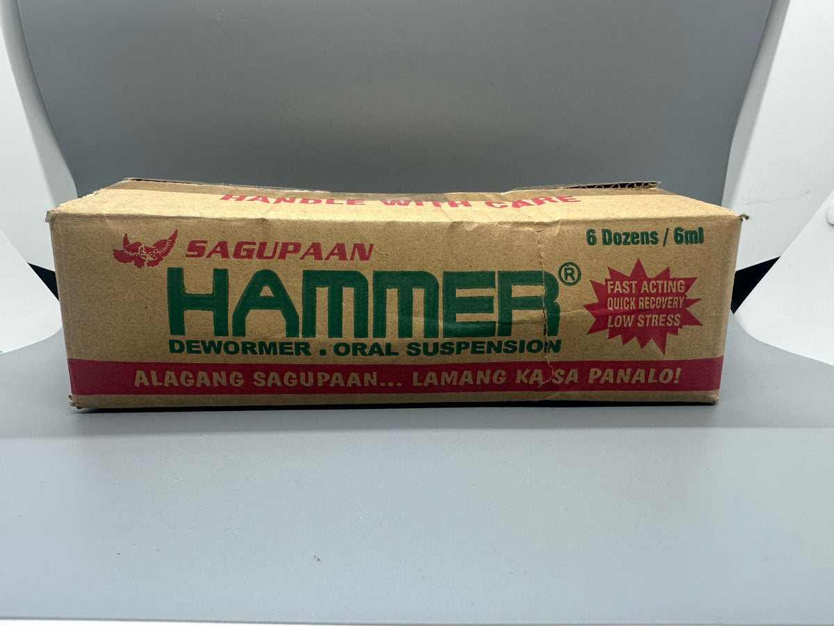 Hammer Oral Liquid Suspension Box 72 Sachets Dewormer – J.E.J Gamefowl ...